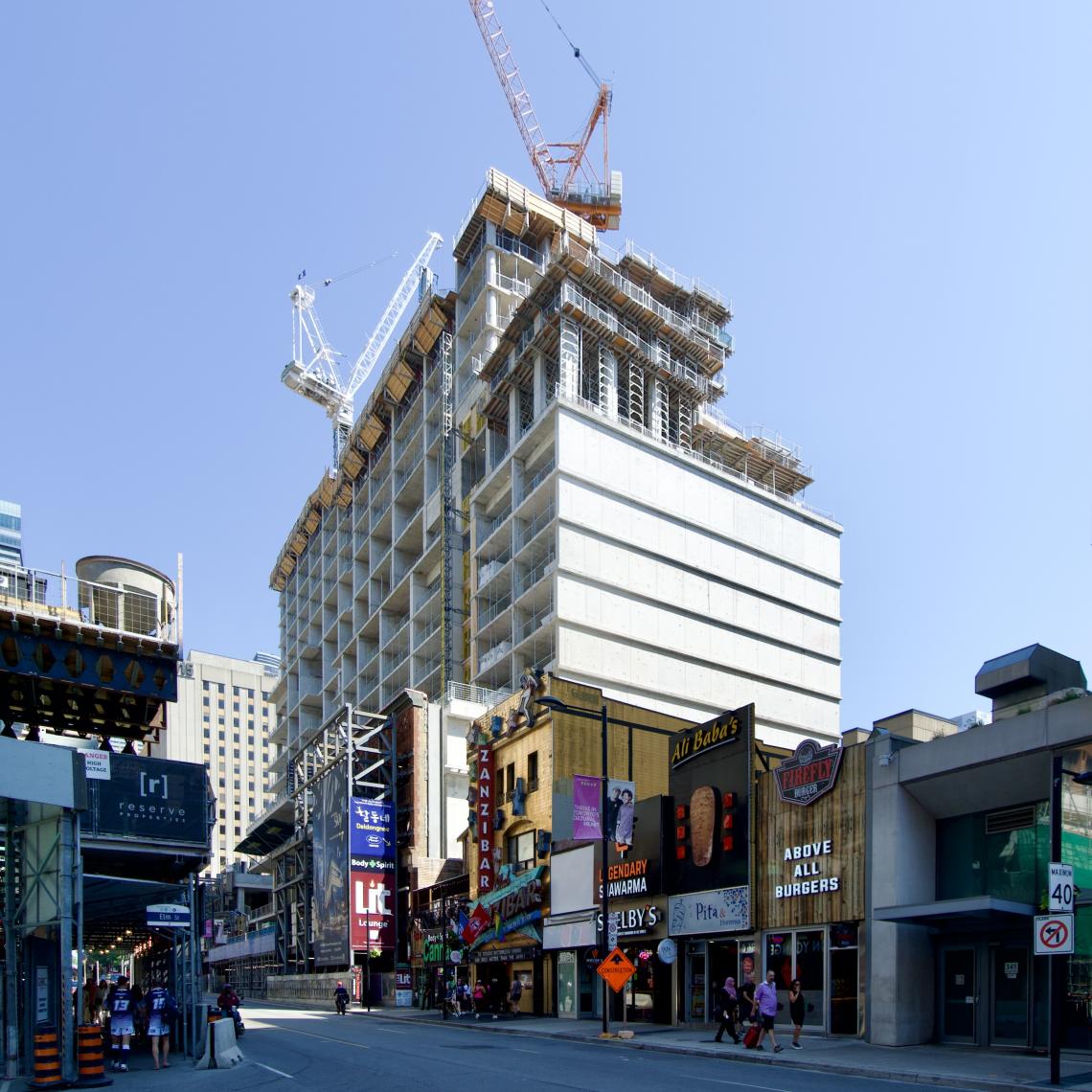 Concord Sky begins ascent above Yonge and Gerrard | Urbanize Toronto